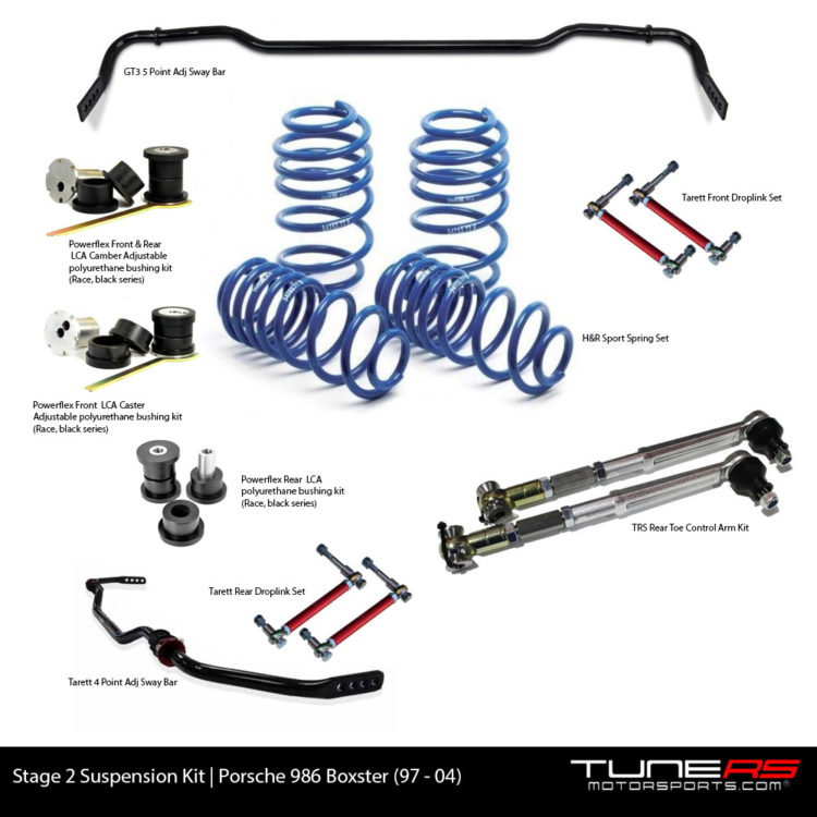Stage 2 Suspension Upgrade | Porsche 986 Boxster – TuneRS Mall